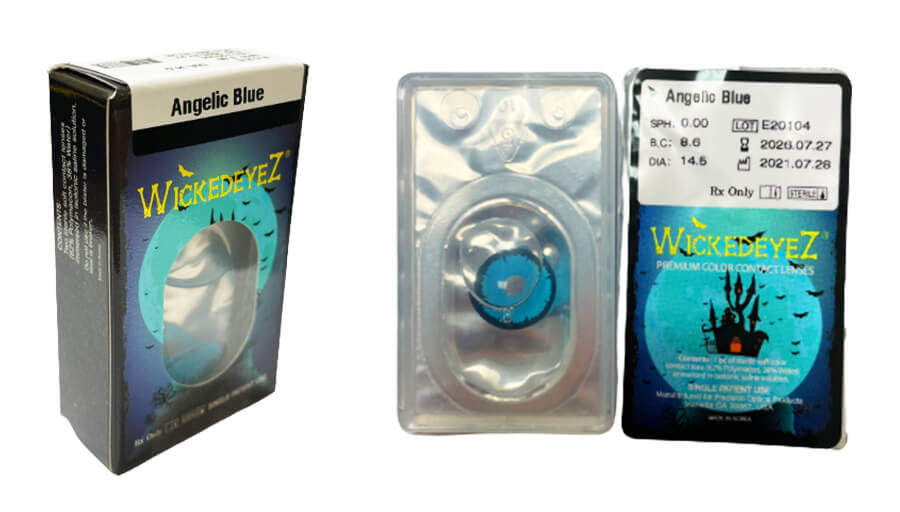 Angelic Blue Contacts | Prescription Lenses | Wicked Eyez